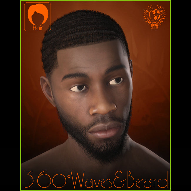 IC - 360° Waves & Beard – www.SdeBStore.com